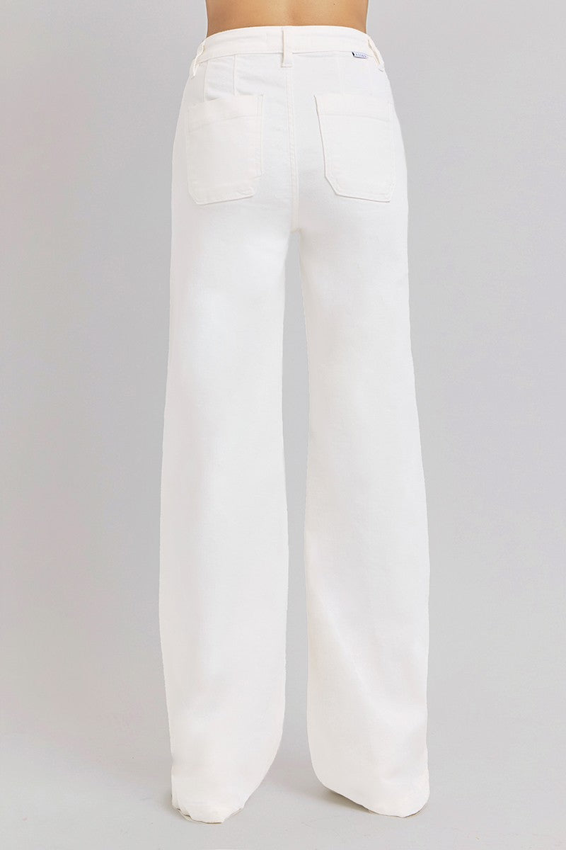 The Maci Trouser Jean (Off White) *Final Sale* – Crescent and Main